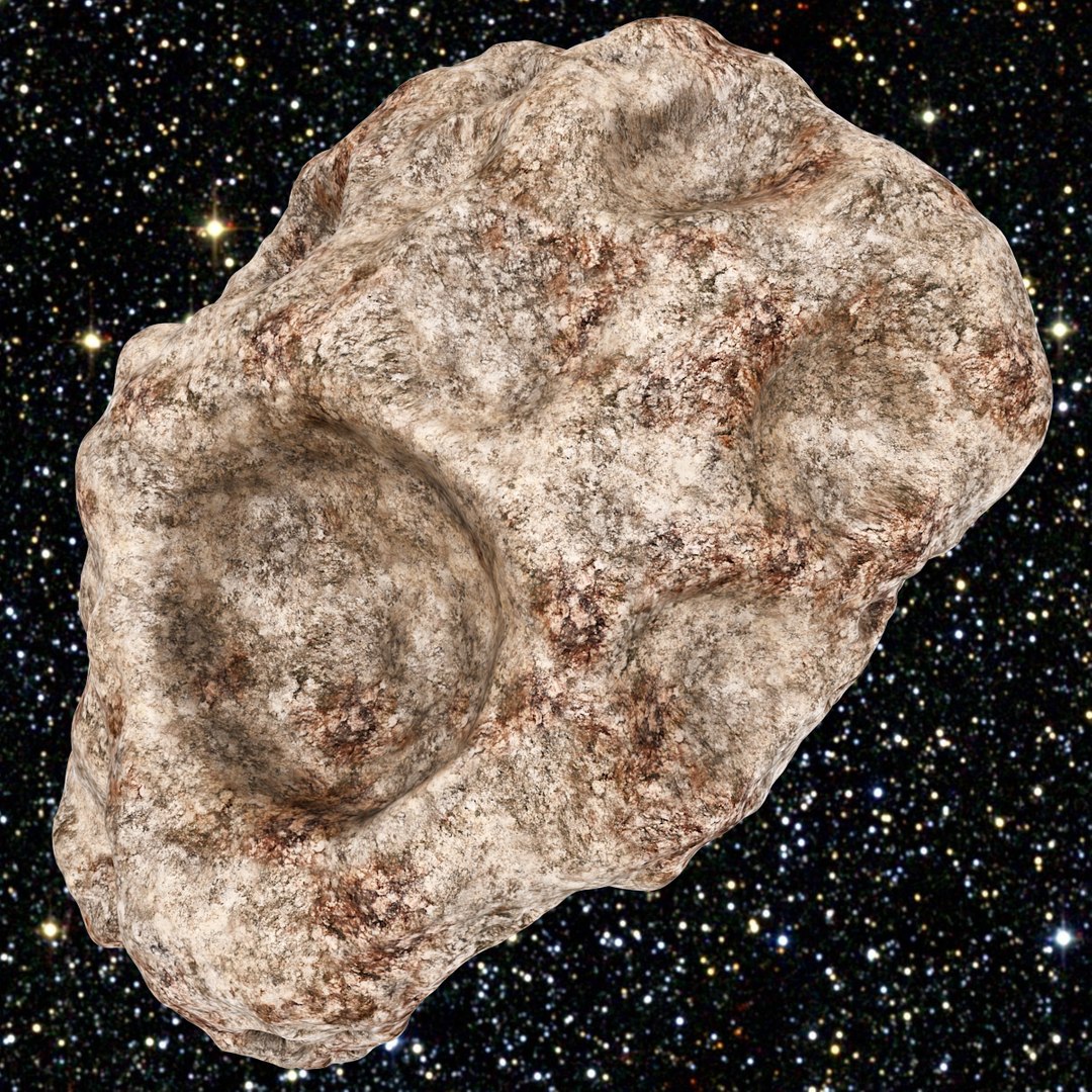 Meteorite Modeled 3d Model