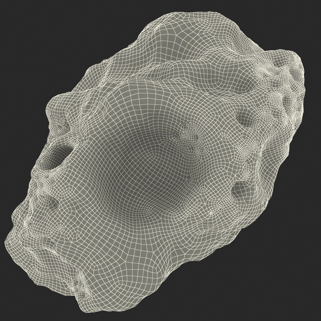 Meteorite Modeled 3d Model