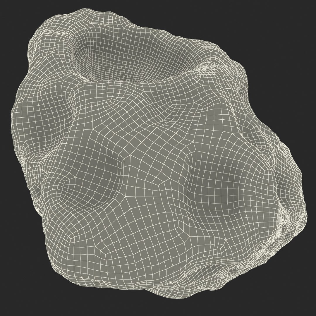 Meteorite Modeled 3d Model