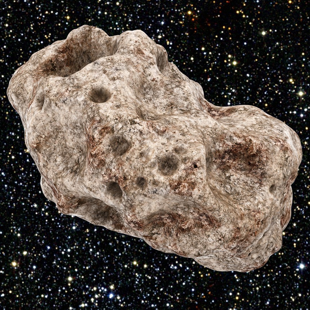 Meteorite Modeled 3d Model