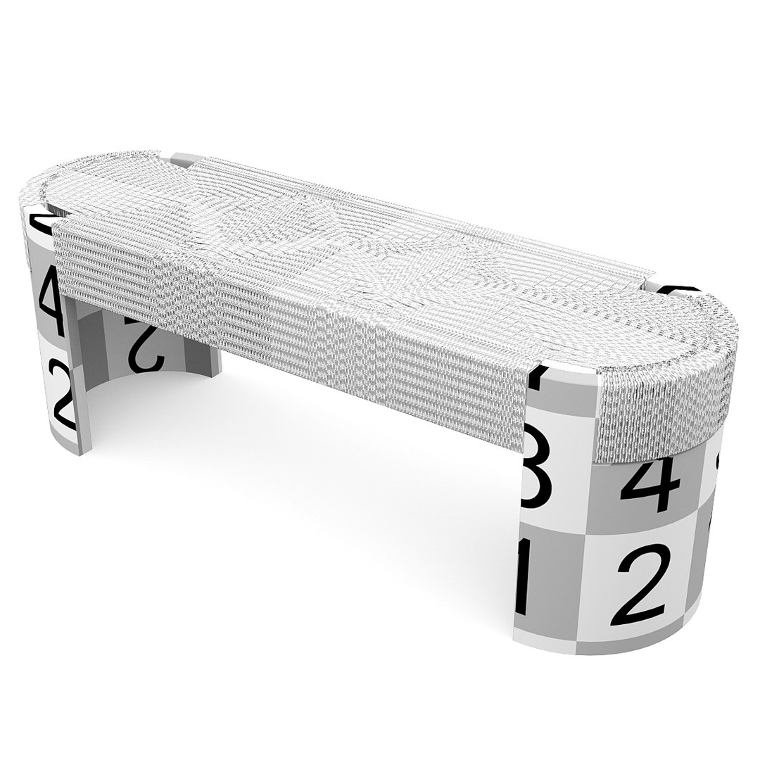 Bench Euclid Model - TurboSquid 1607974