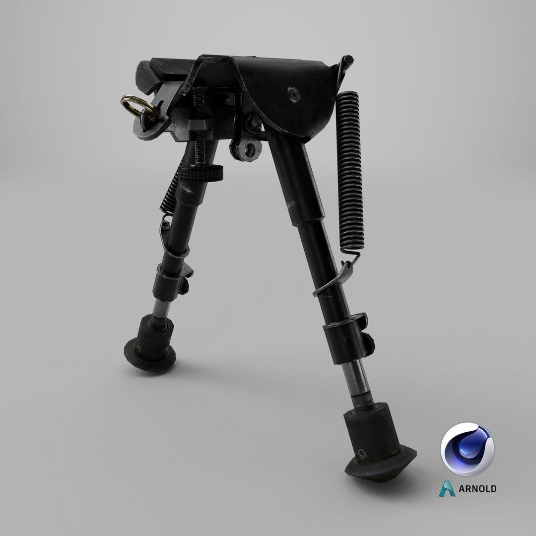 Rifle Bipod Rig 3D Model - TurboSquid 1556808