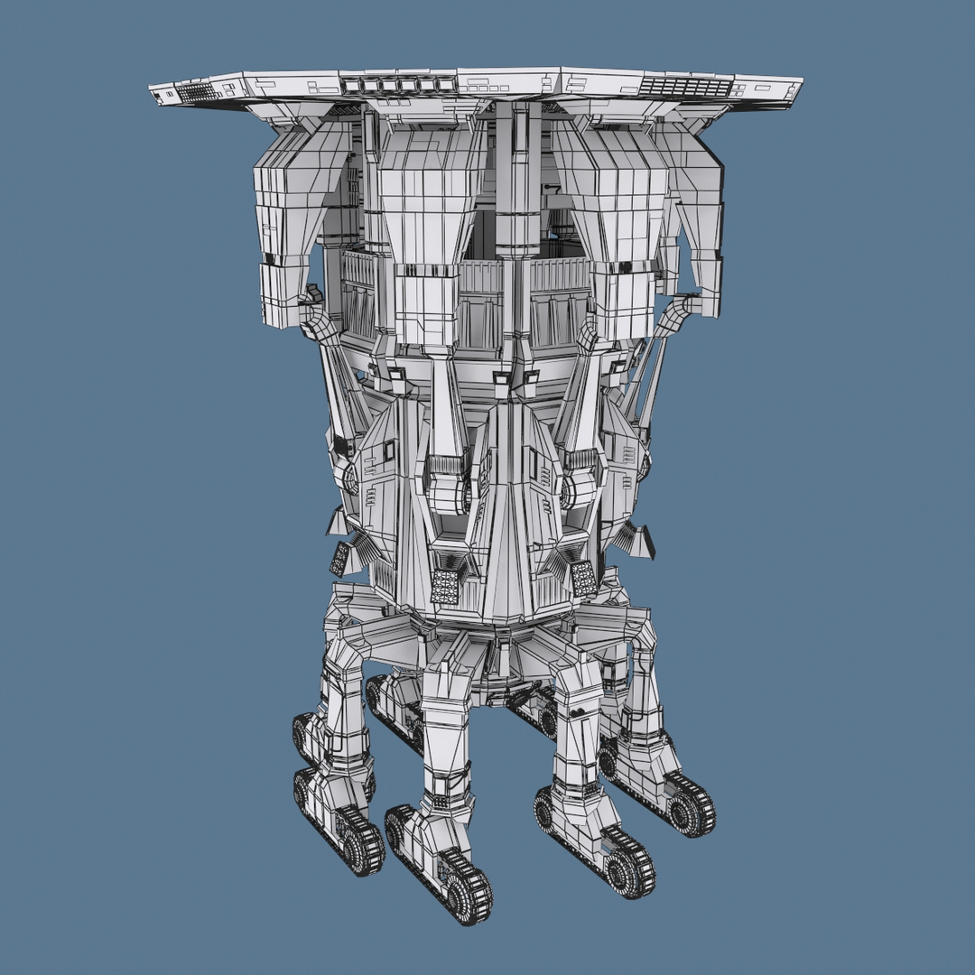 3d Model Landing Robot Lr-12