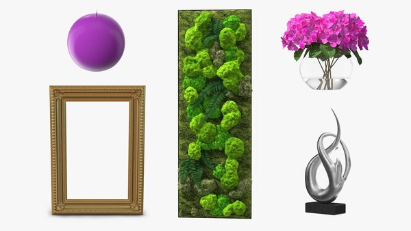 Home Decor Collection 3D model - TurboSquid 1834180