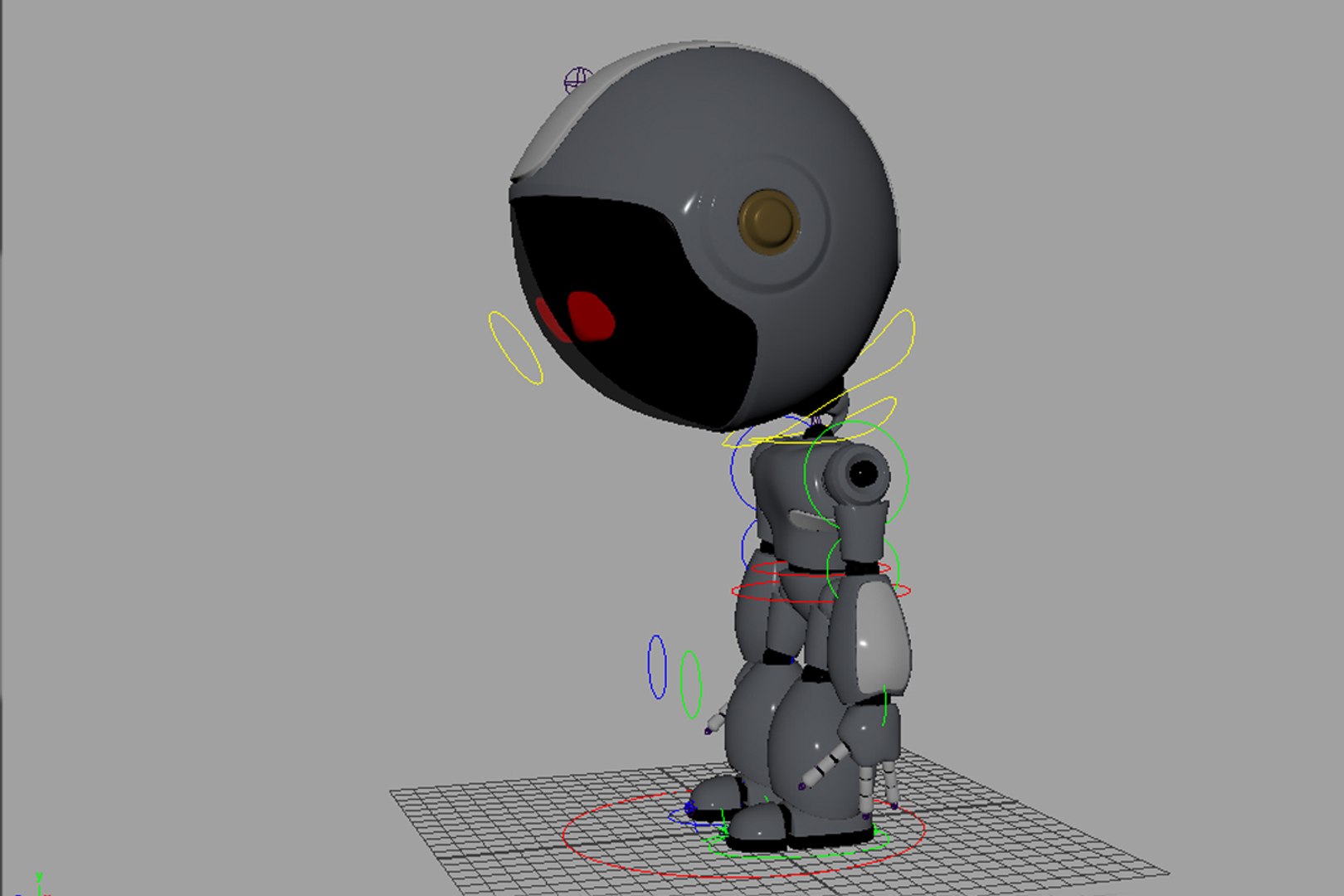 Rigged Robot Body 3D Model - TurboSquid 1373459