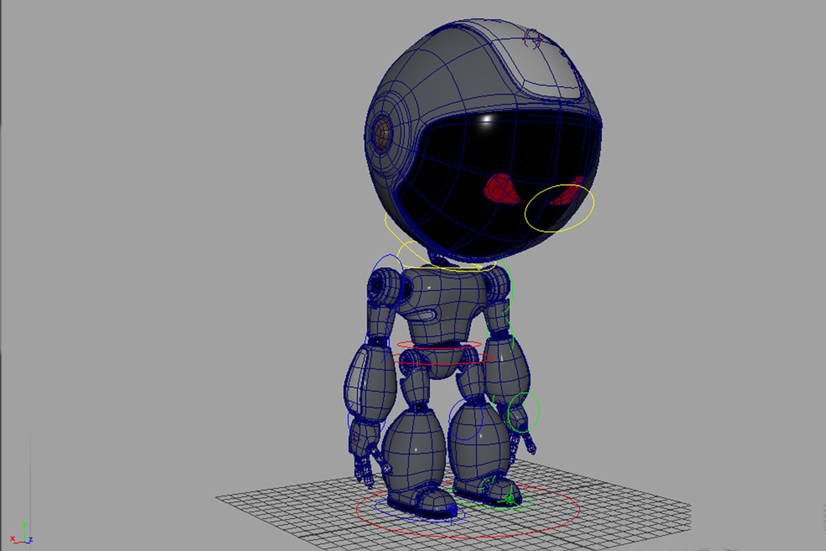 Rigged Robot Body 3D Model - TurboSquid 1373459