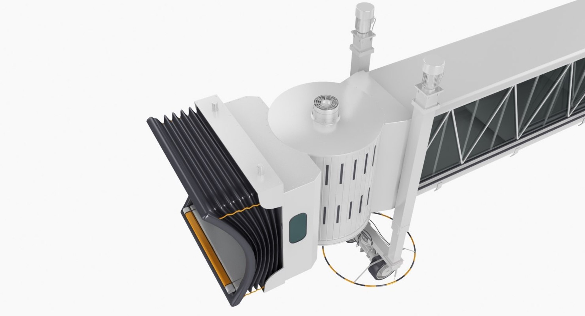 3D model airport gates way - TurboSquid 1434453