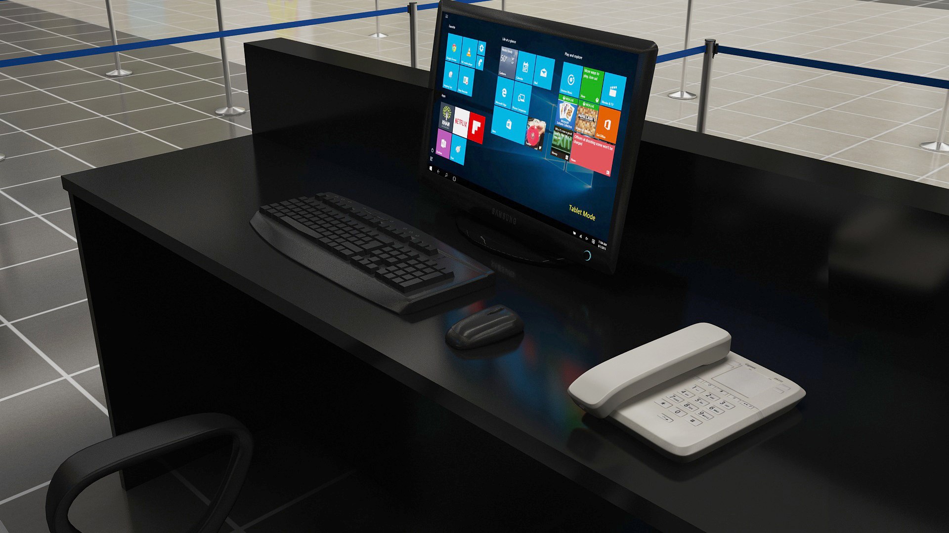 3D model airport gates way - TurboSquid 1434453