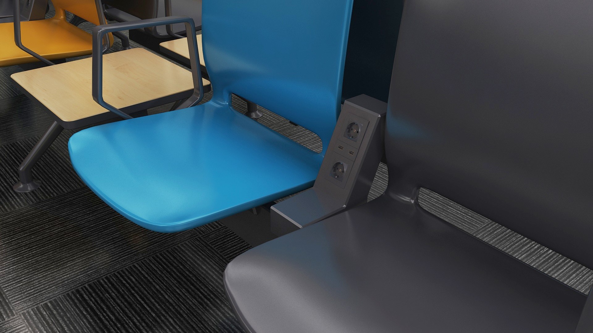 3D model airport gates way - TurboSquid 1434453