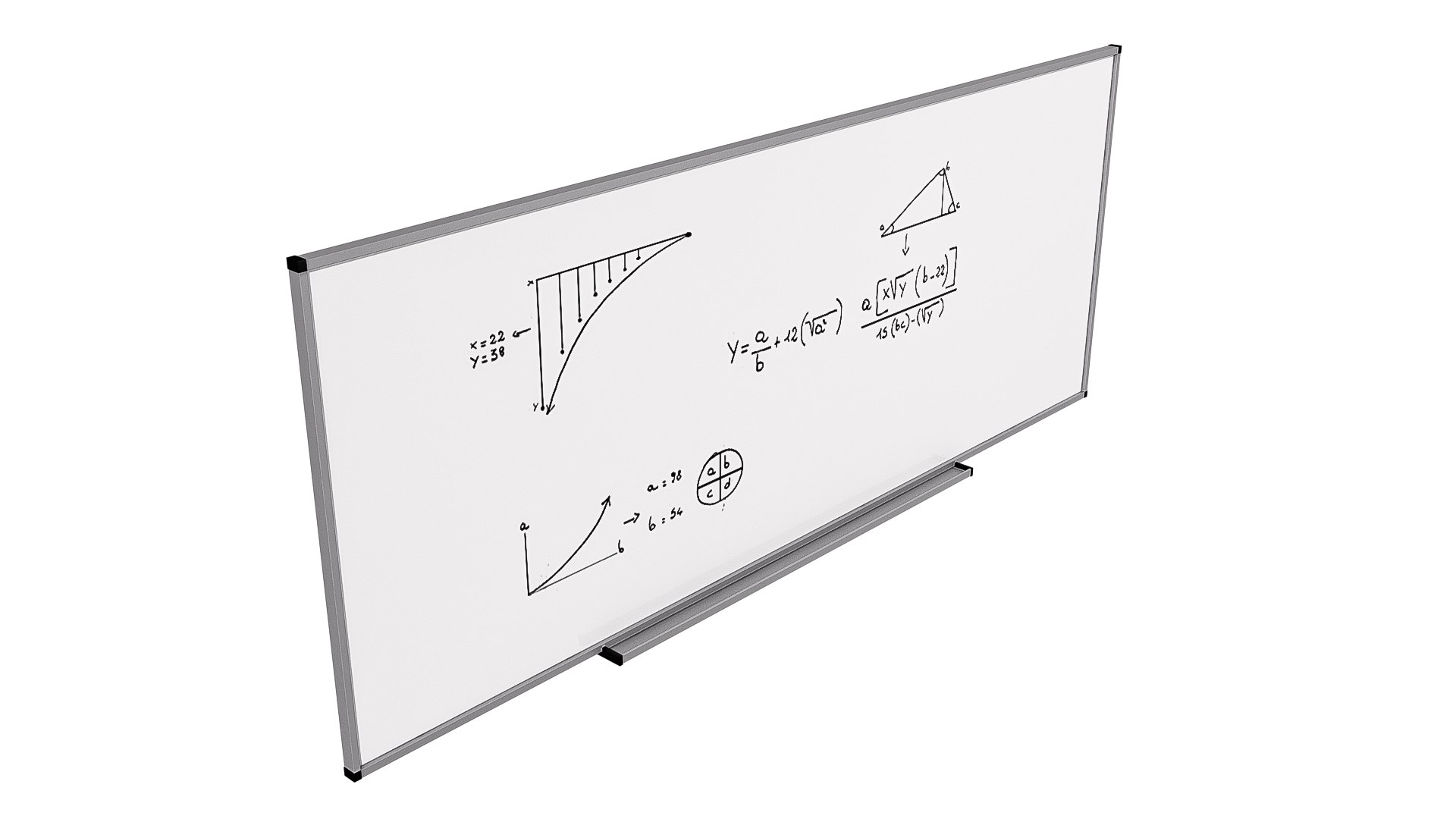 3D Classroom Board 01 Model - TurboSquid 2147470