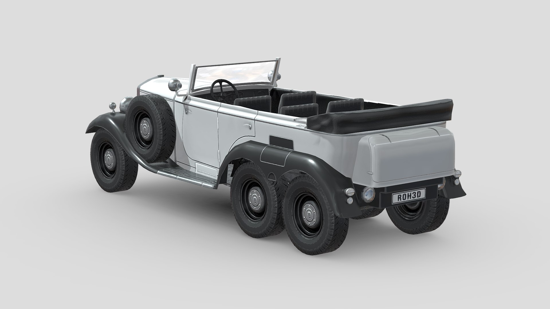 Mercedes-Benz W31 Type G4 1939 3D Model - TurboSquid 2160961