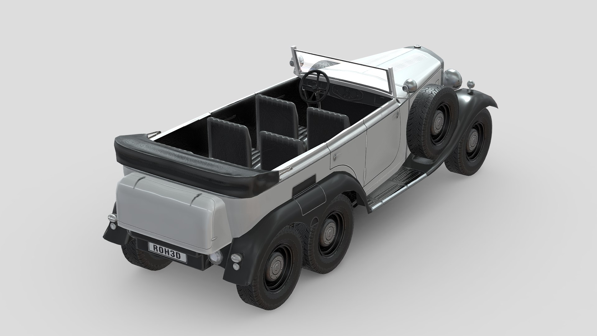 Mercedes-Benz W31 Type G4 1939 3D Model - TurboSquid 2160961