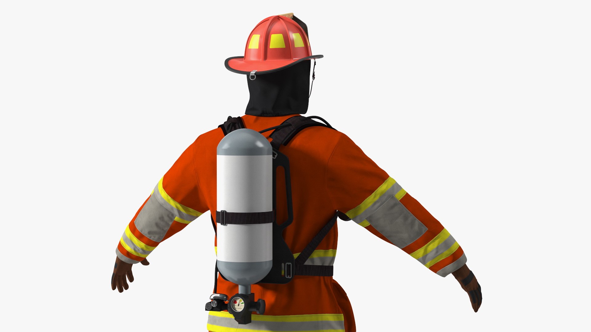 3D High Visibility Firefighter Suit - TurboSquid 2318274