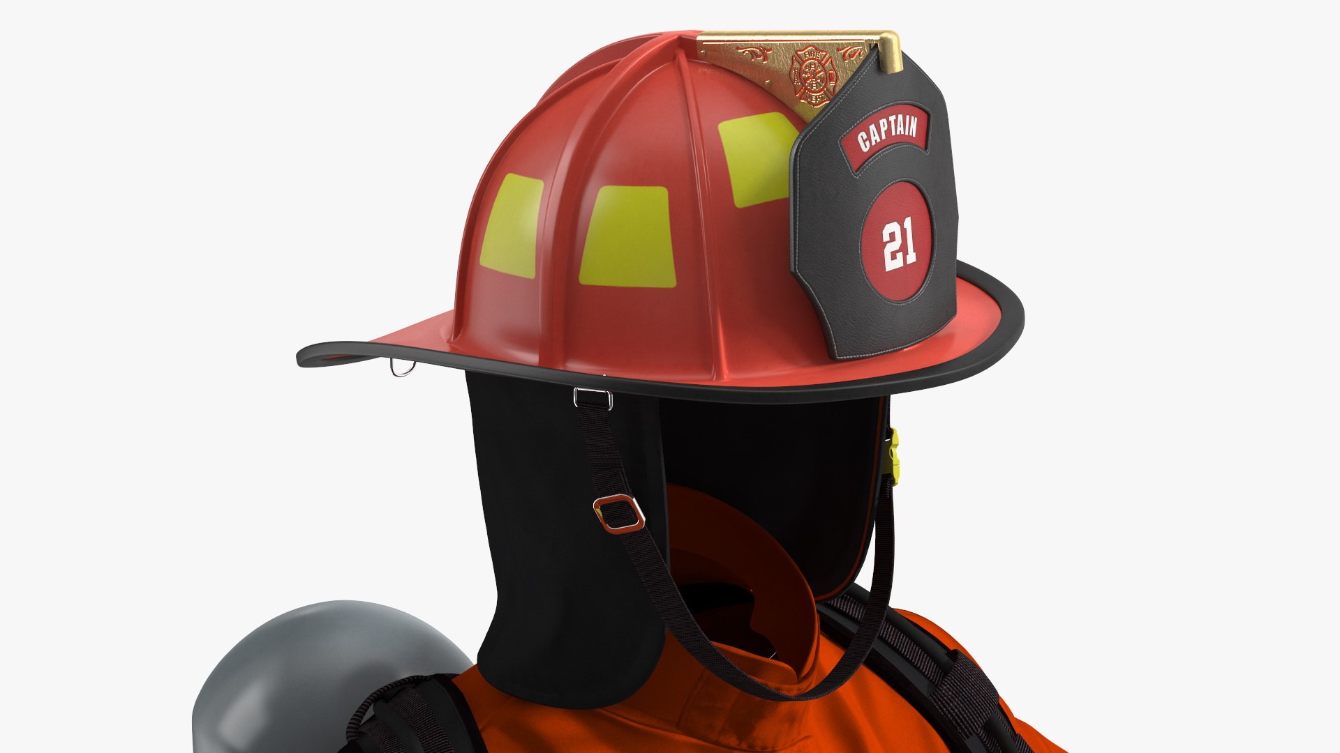 3D High Visibility Firefighter Suit - TurboSquid 2318274