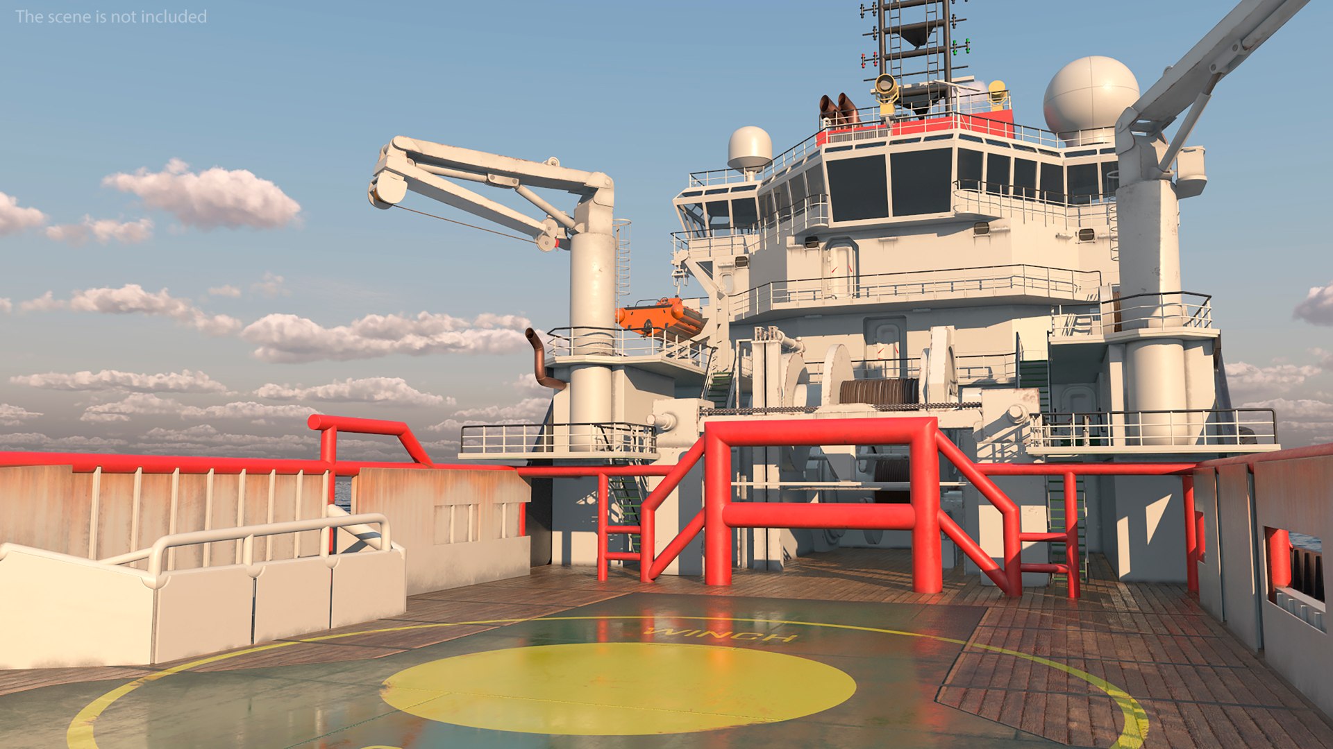 3D Bylgia Deep-Sea Anchor Handling Tug Rigged - TurboSquid 2412784