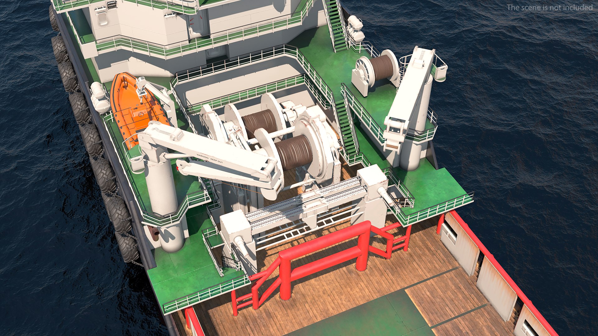 3D Bylgia Deep-Sea Anchor Handling Tug Rigged - TurboSquid 2412784