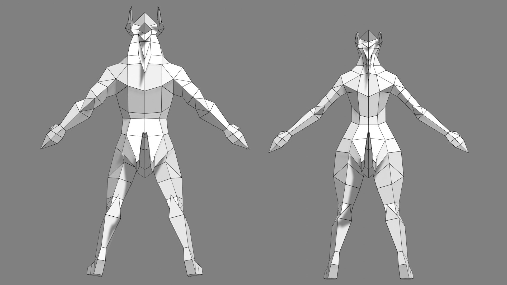 Low Poly LizardMen 3D Model - TurboSquid 2081446