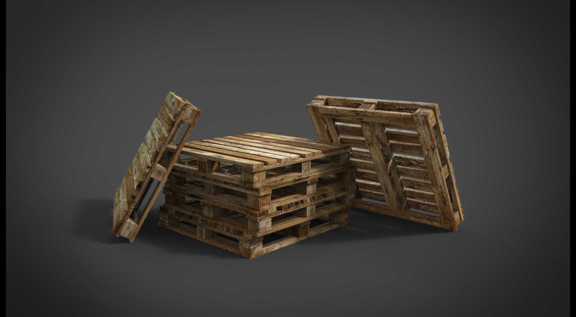 pallets 3d model