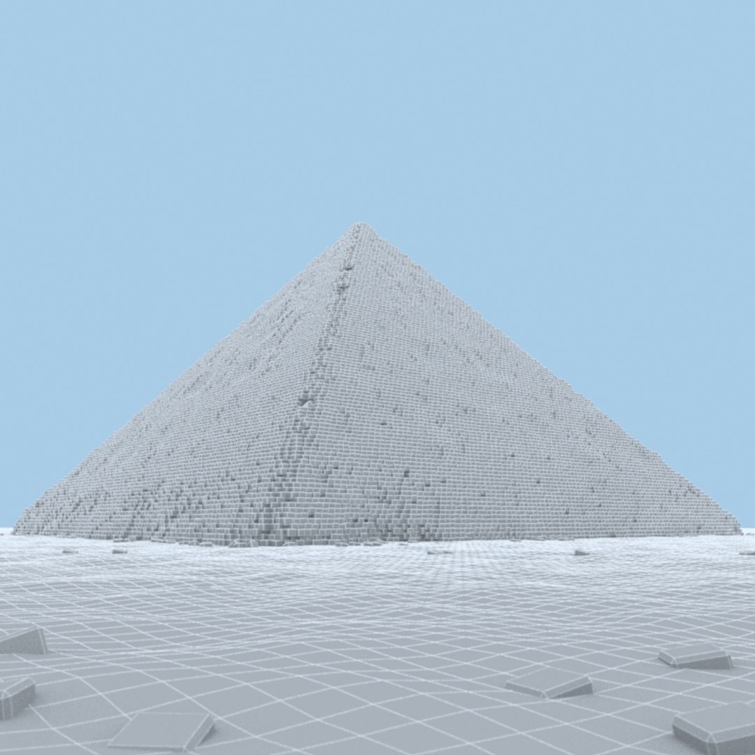 Pyramid Egypt Giza 3d Model