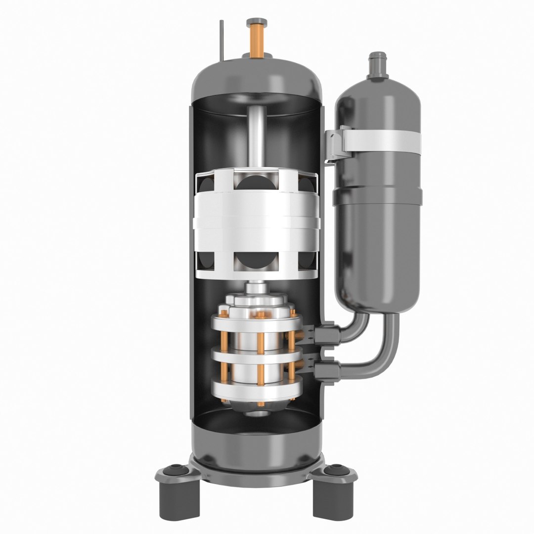 3D Rotor Compressor Model - TurboSquid 2397976