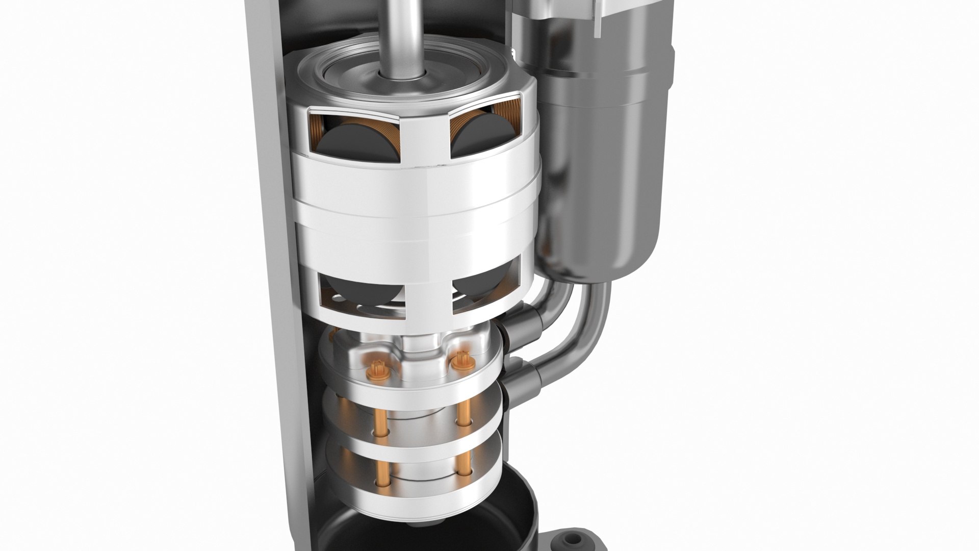 3D Rotor Compressor Model - TurboSquid 2397976