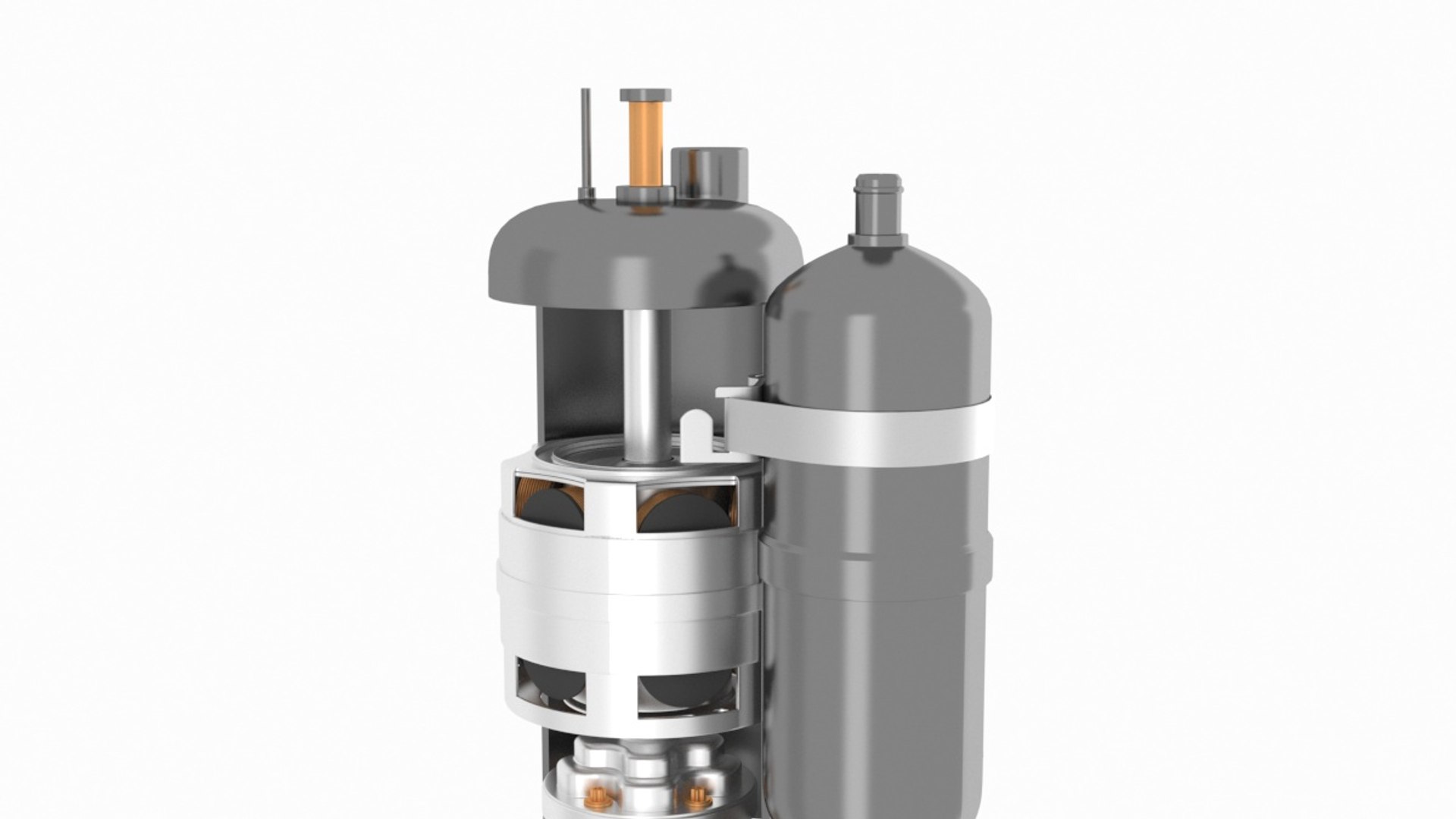 3D Rotor Compressor Model - TurboSquid 2397976