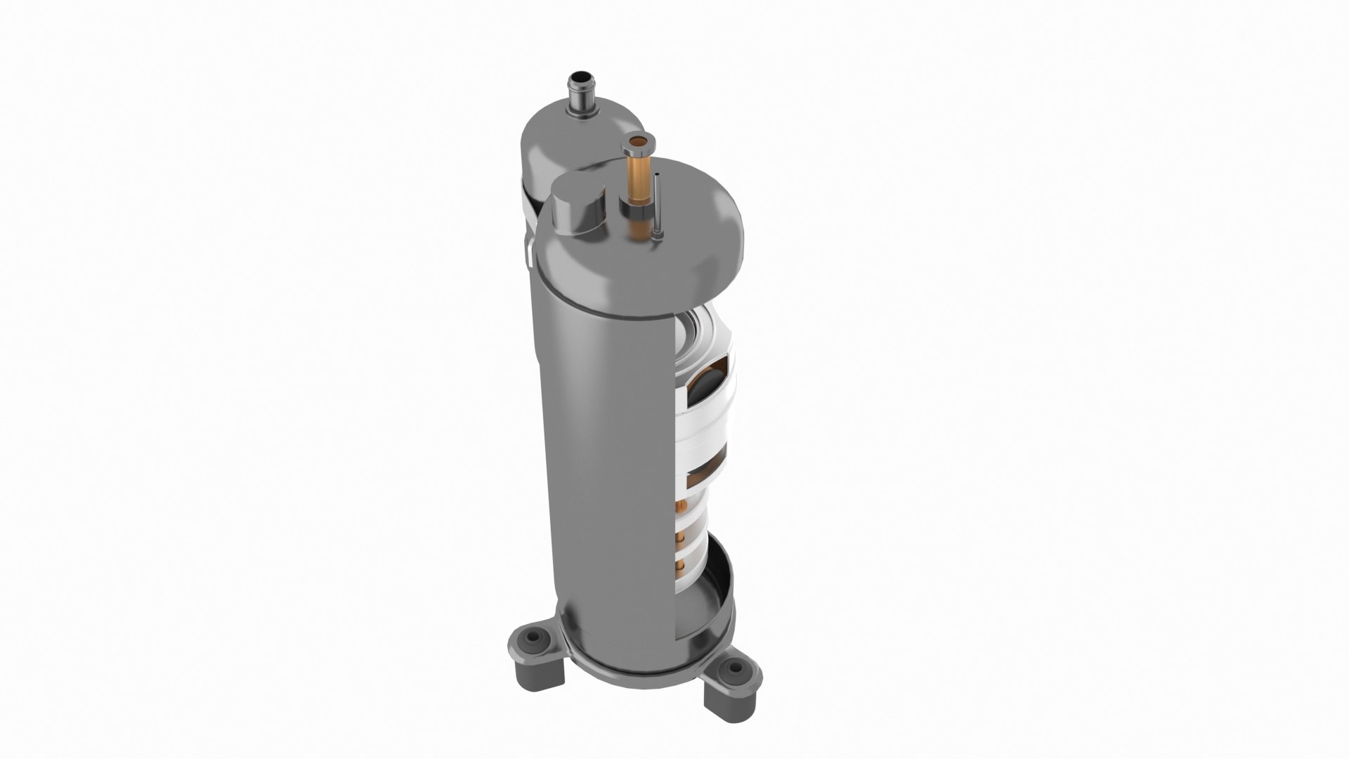 3D Rotor Compressor Model - TurboSquid 2397976