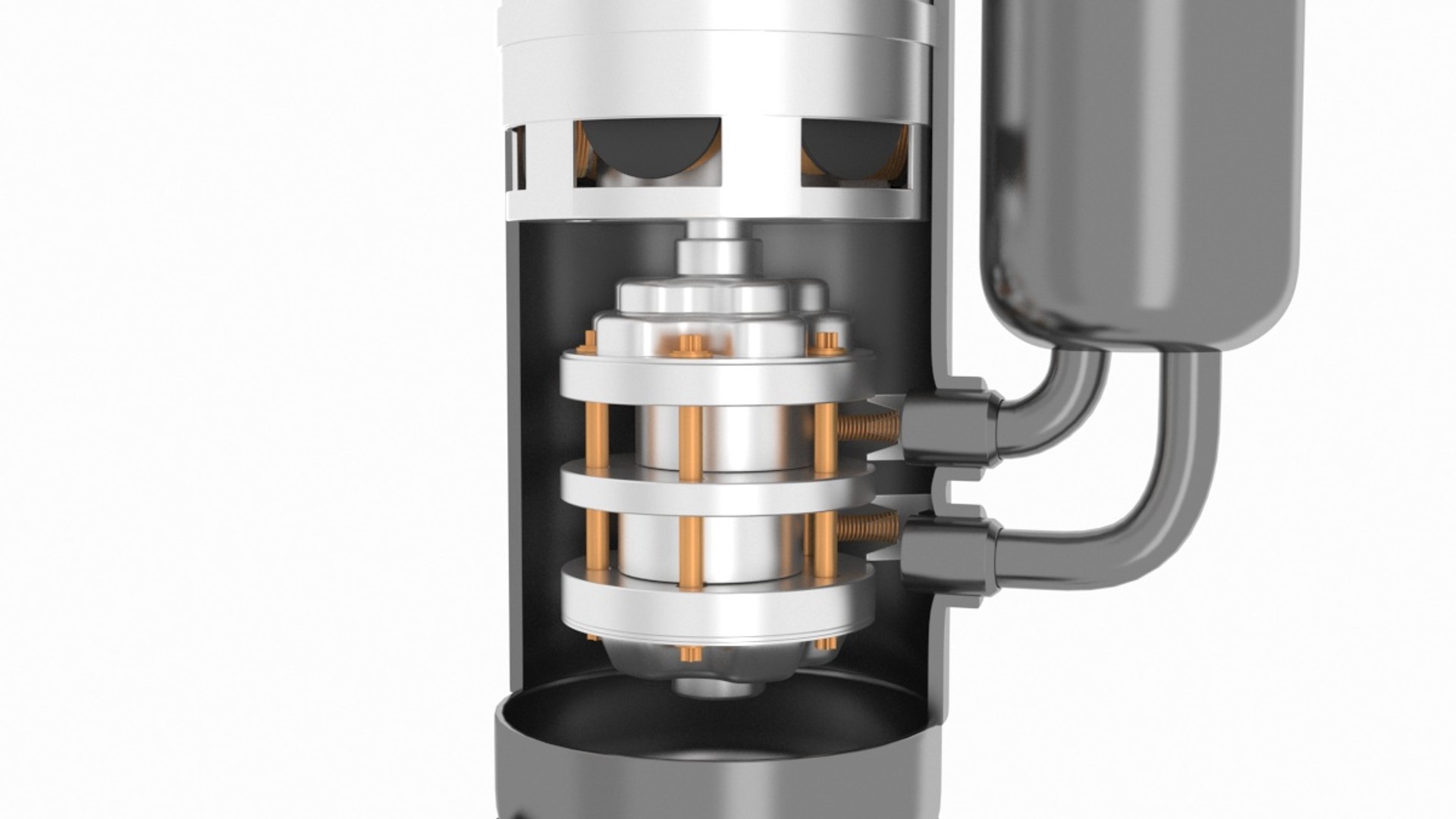 3D Rotor Compressor Model - TurboSquid 2397976