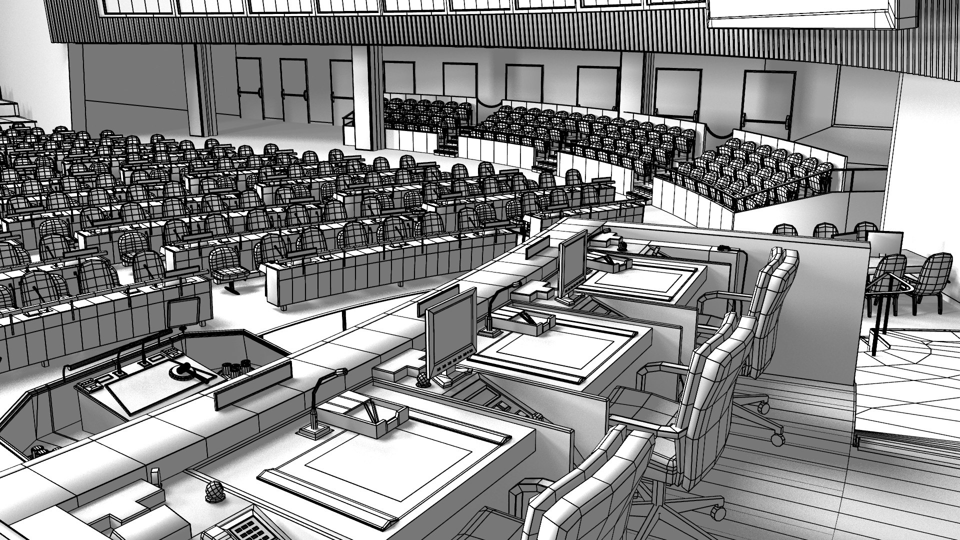 3D United Nations General Assembly - TurboSquid 2125048