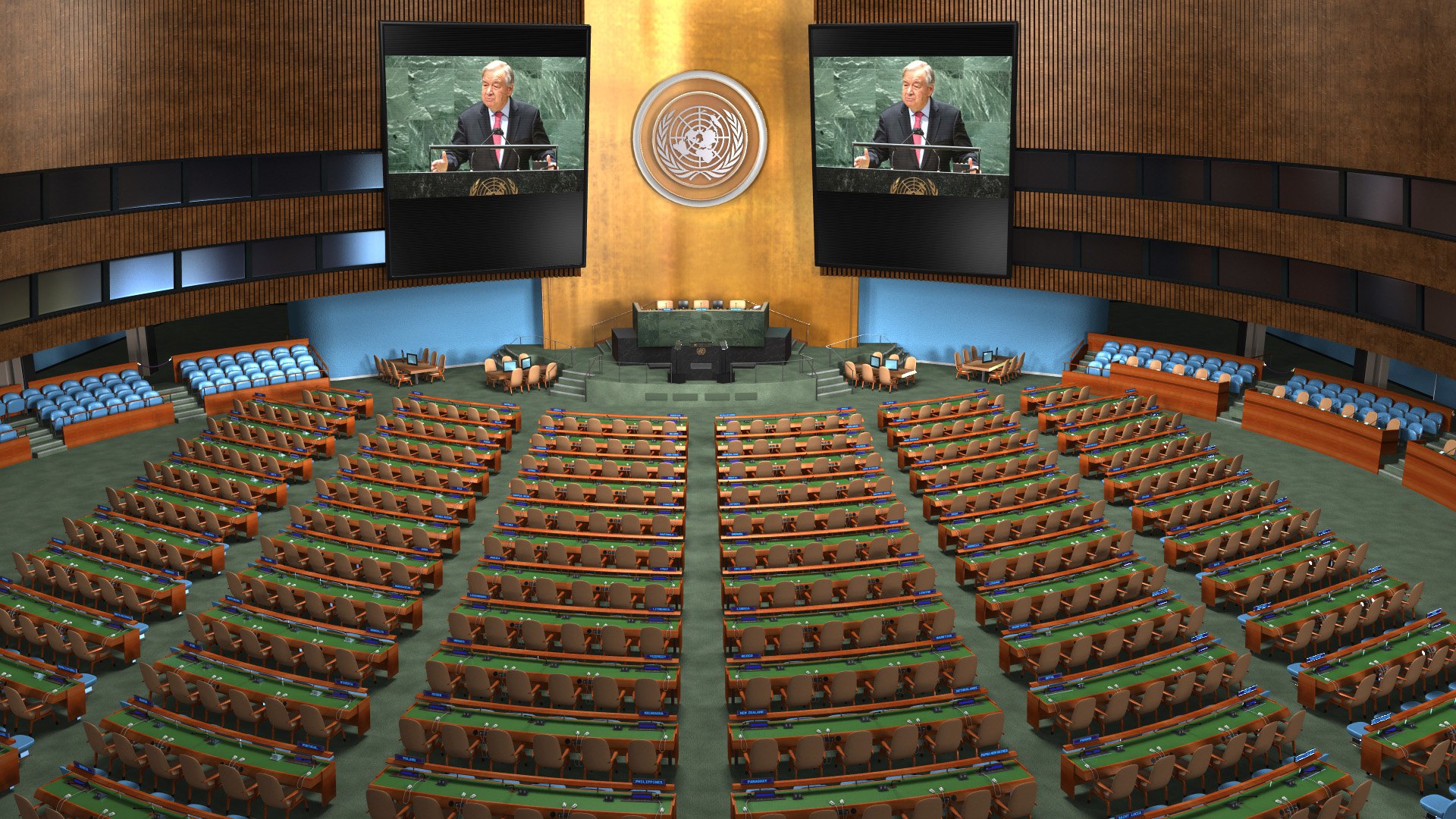 3D United Nations General Assembly - TurboSquid 2125048