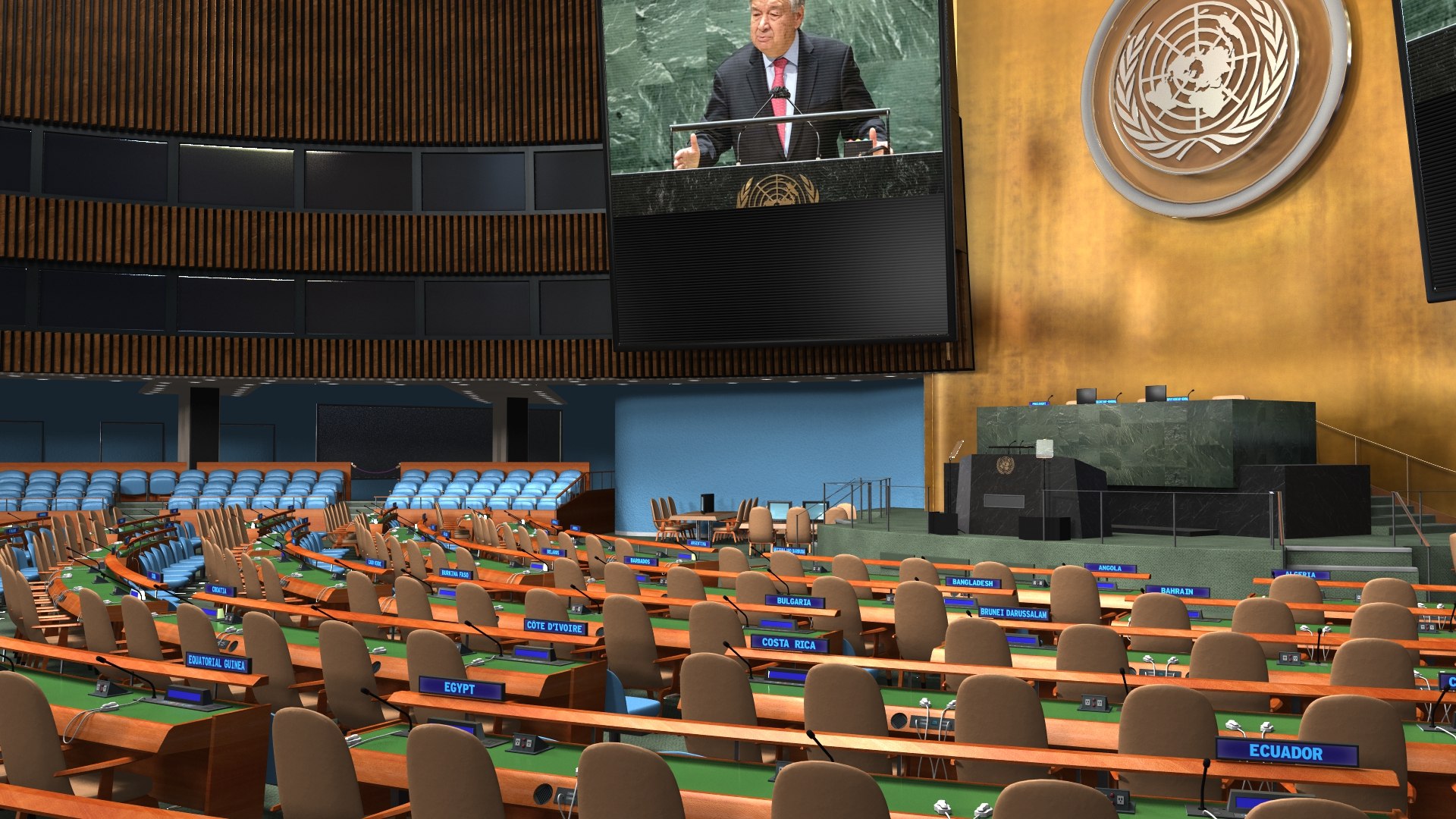 3D United Nations General Assembly - TurboSquid 2125048