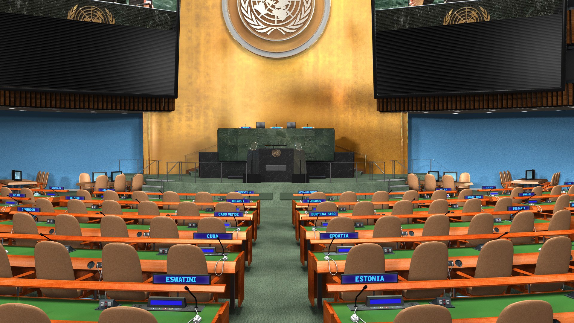 3D United Nations General Assembly - TurboSquid 2125048
