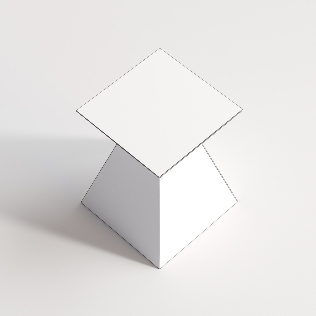 3d model table pyramid