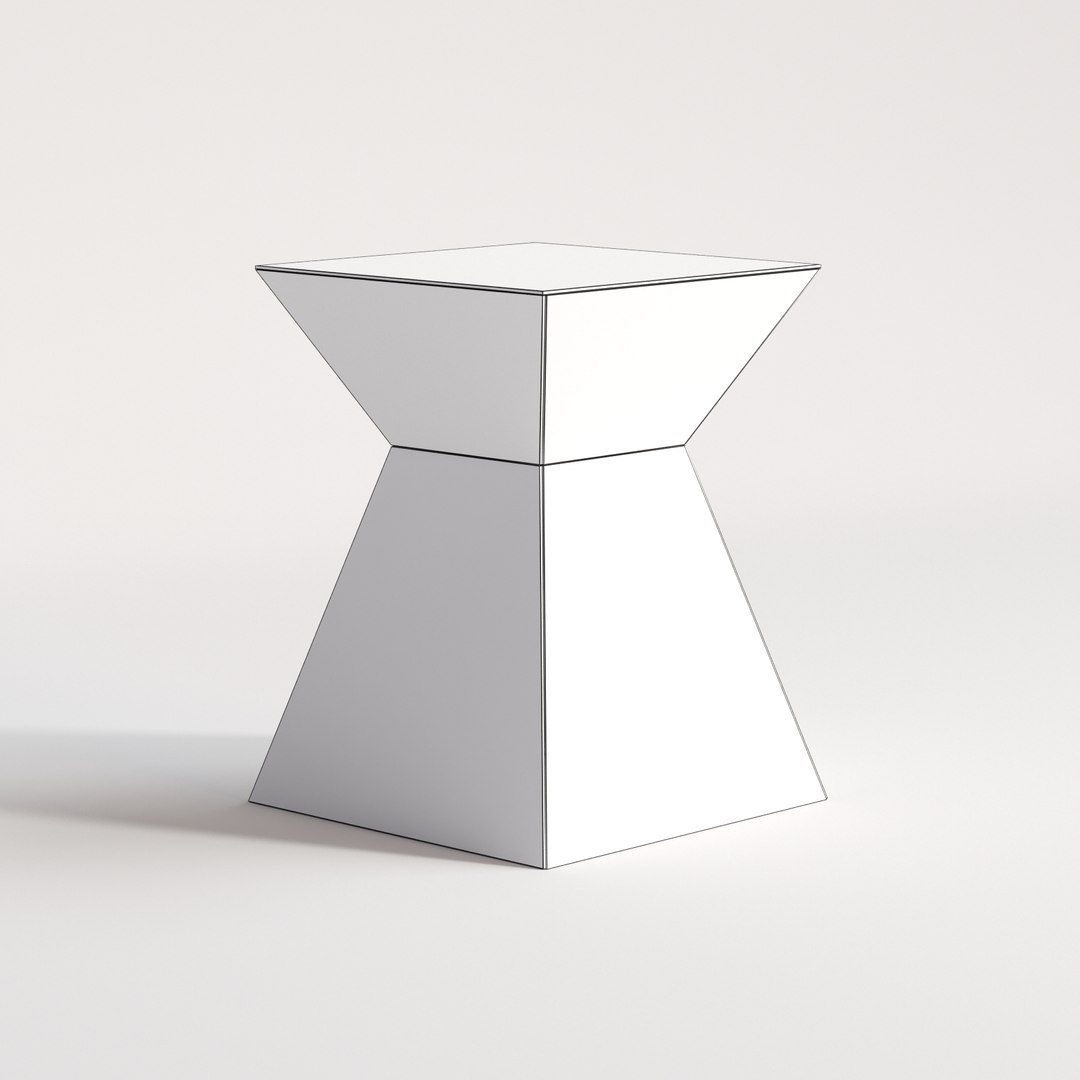 3d model table pyramid