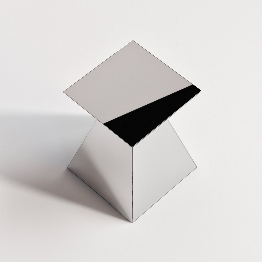 3d model table pyramid