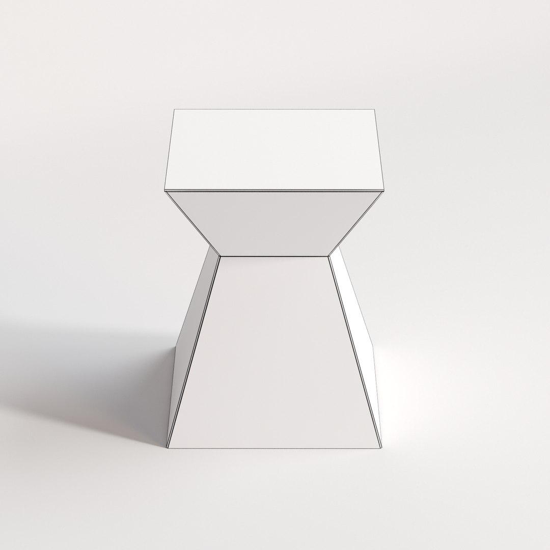 3d model table pyramid