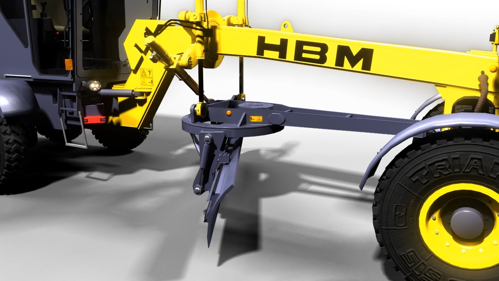 hbm motor grader max
