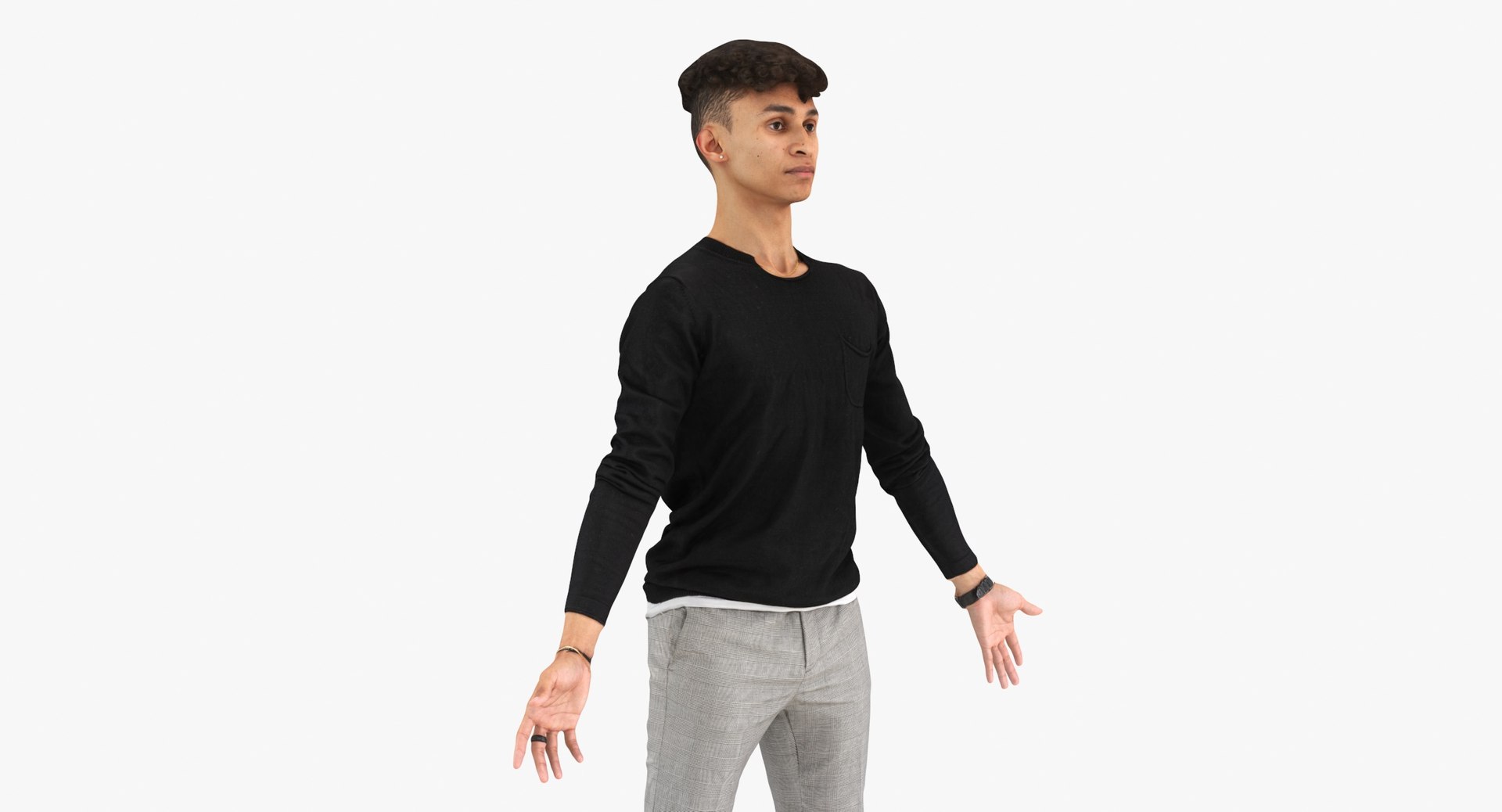 3D model Ethan Casual Spring A Pose - TurboSquid 2073279