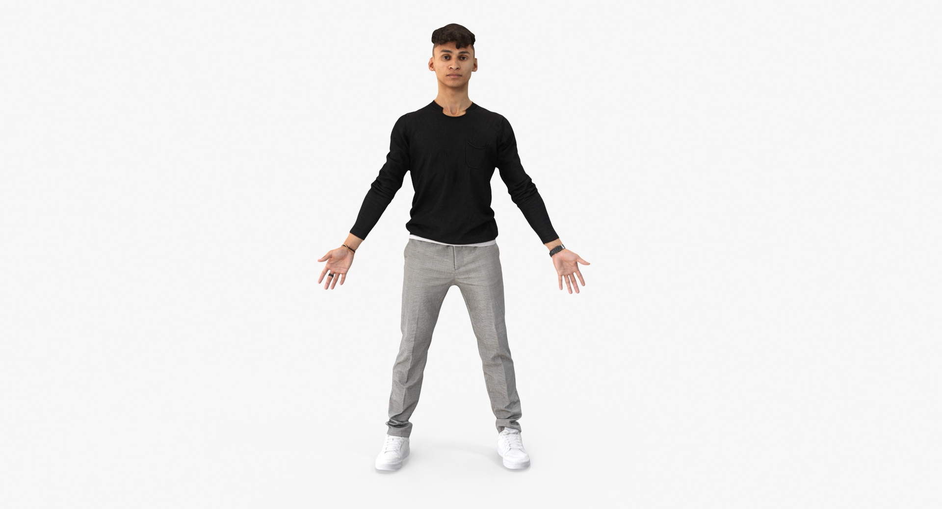 3D Model Ethan Casual Spring A Pose - TurboSquid 2073279