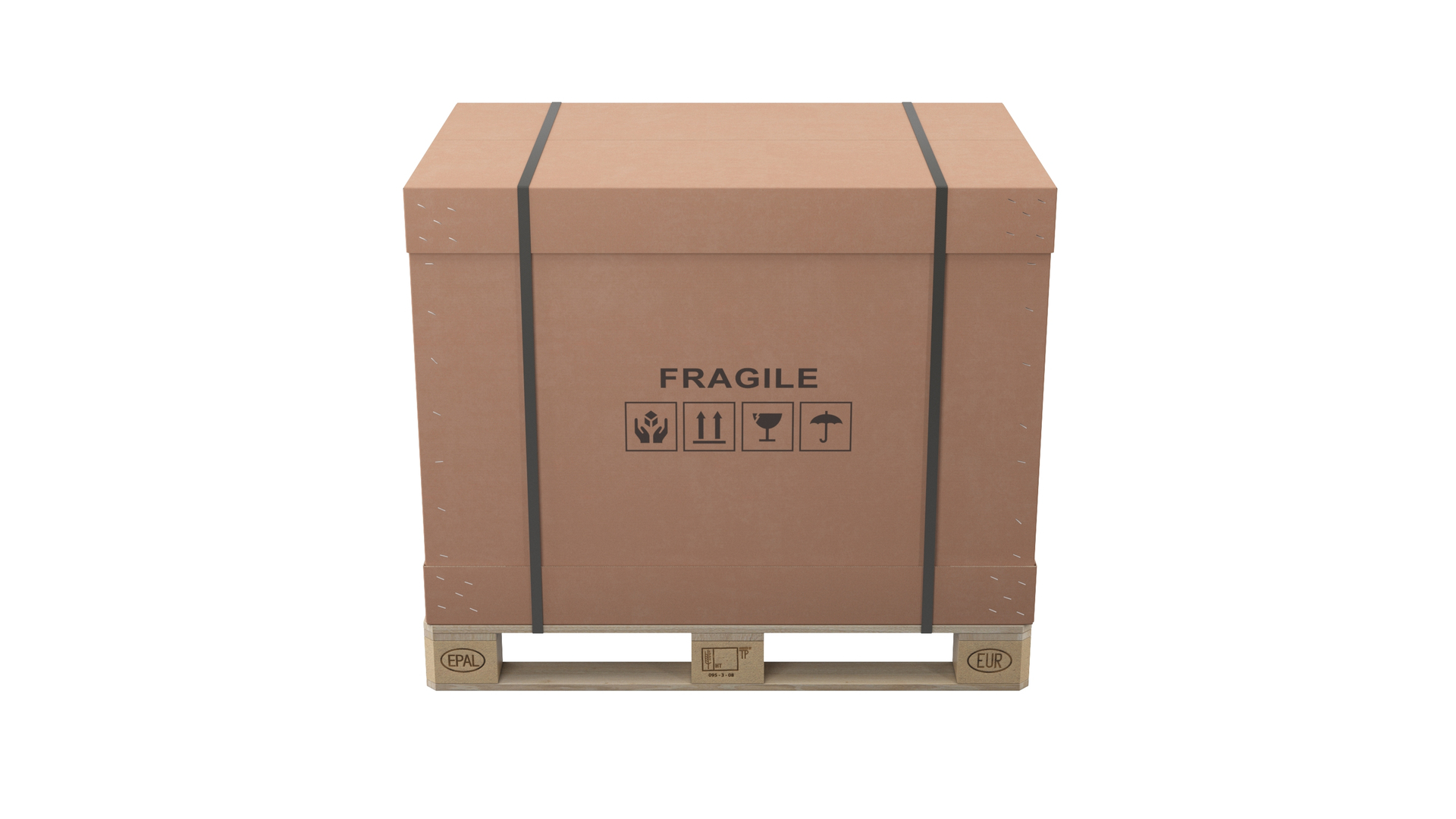 Pallet With Box 3D - TurboSquid 1991074