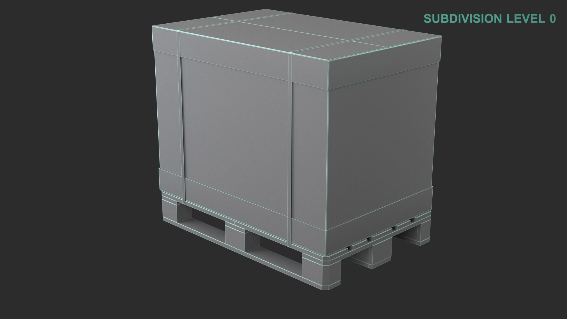 Pallet With Box 3D - TurboSquid 1991074