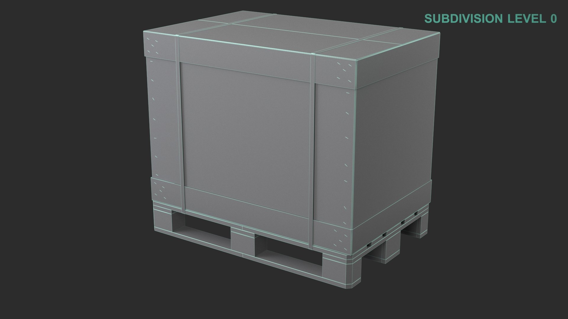 Pallet With Box 3D - TurboSquid 1991074