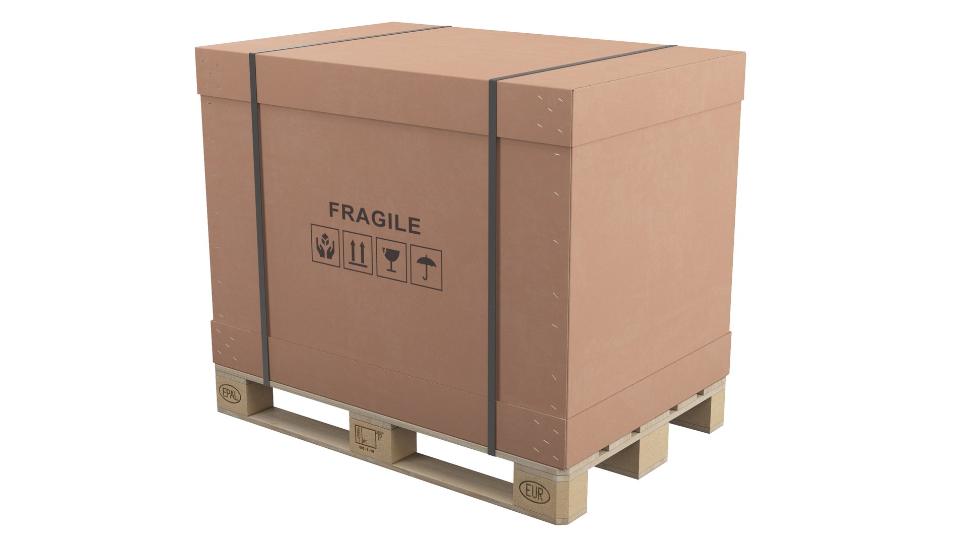 Pallet With Box 3D - TurboSquid 1991074