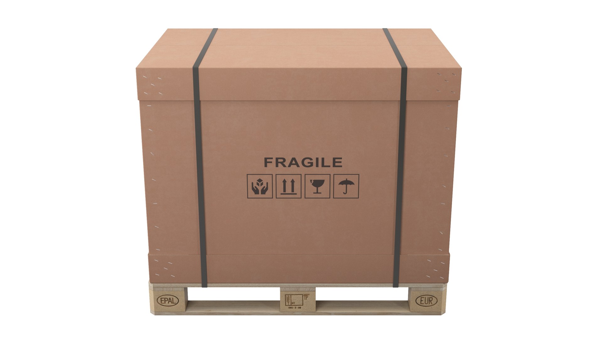 Pallet With Box 3D - TurboSquid 1991074