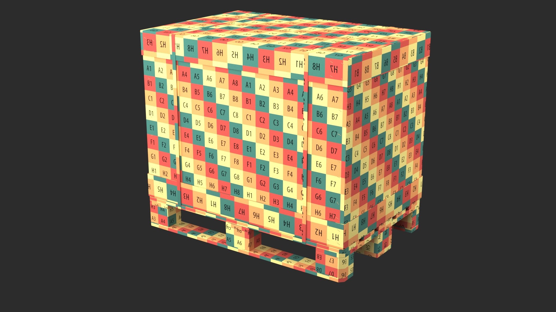 Pallet With Box 3D - TurboSquid 1991074