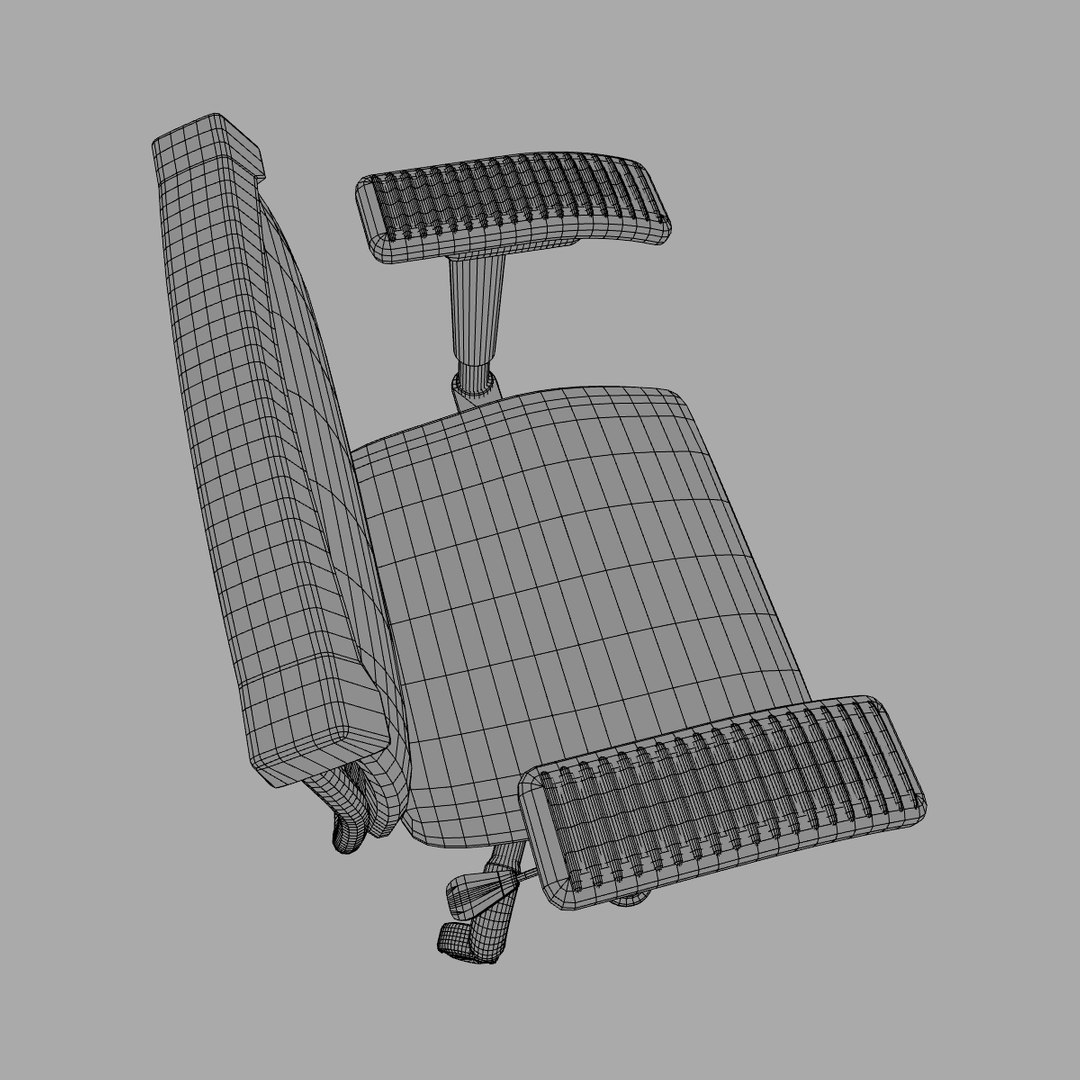 3d office chair - model