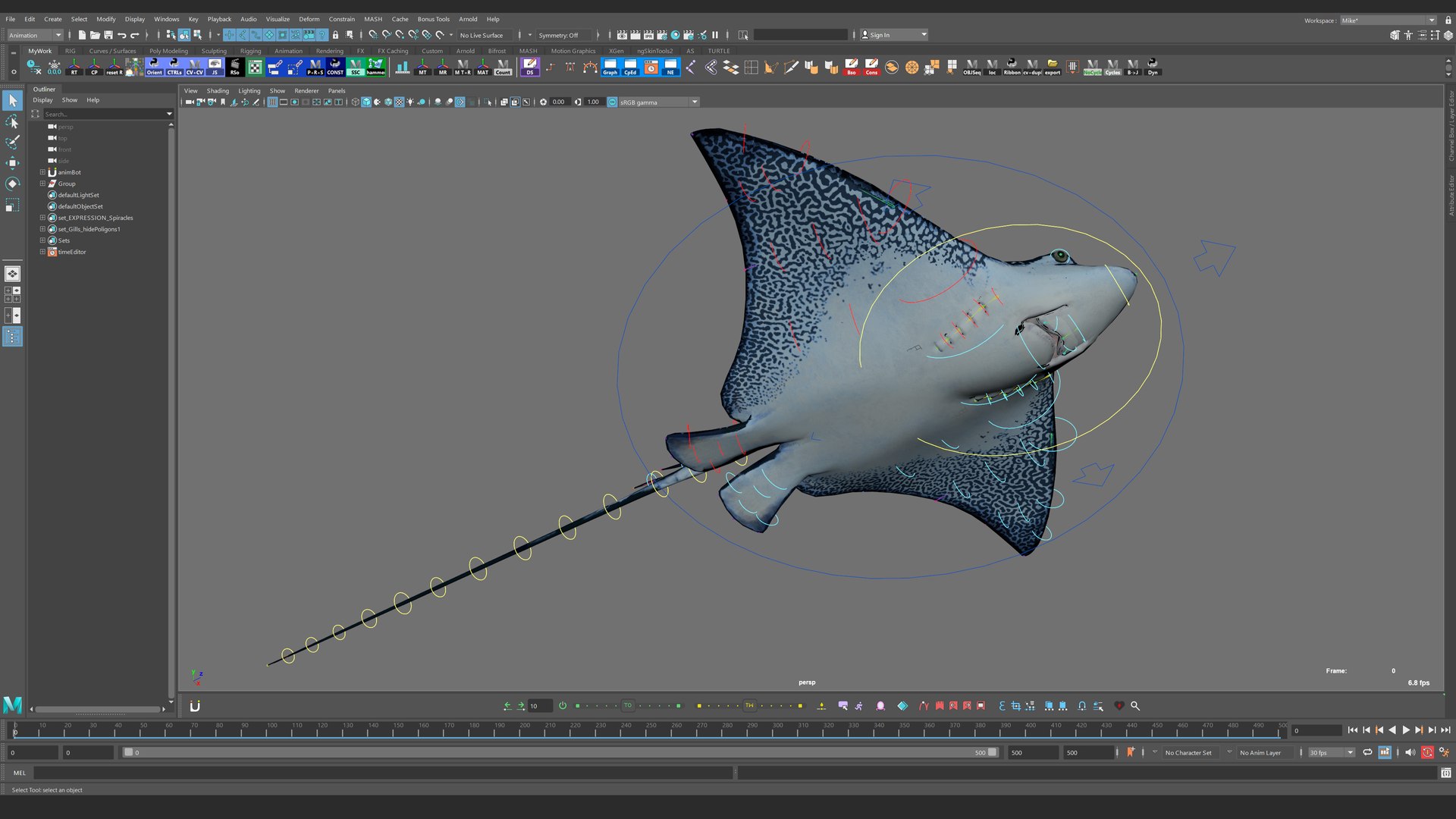 3D Spotted Eagle Ray - TurboSquid 2239471