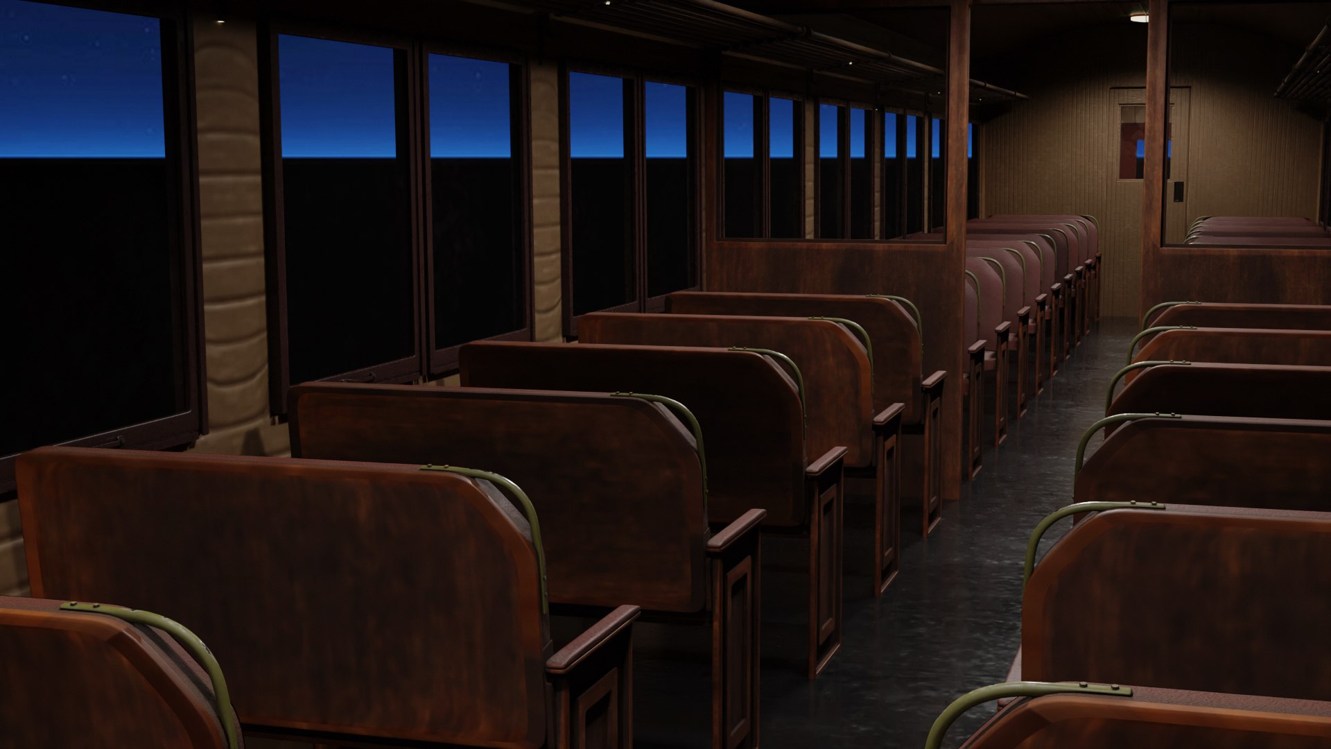 Railway Coach 3D model - TurboSquid 2019207