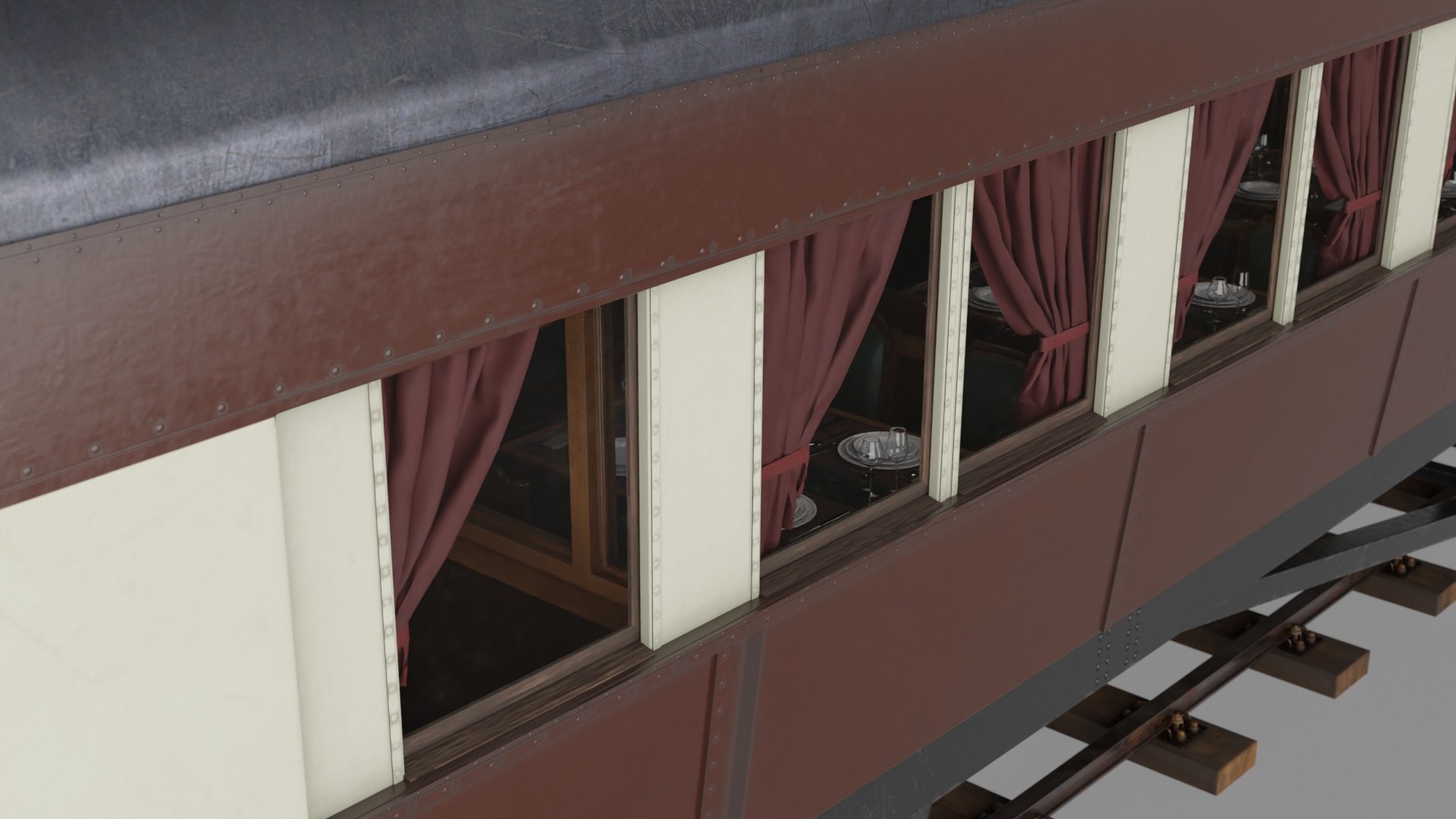 Railway Coach 3D Model - TurboSquid 2019207
