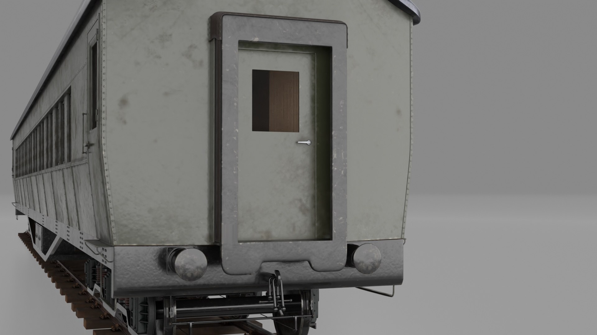 Railway Coach 3D Model - TurboSquid 2019207